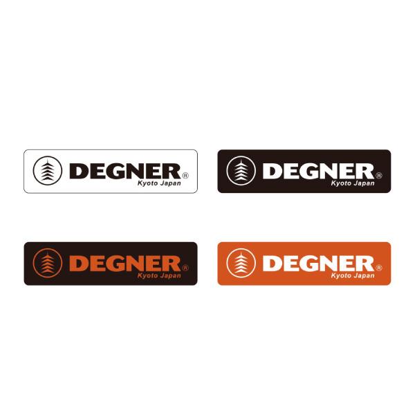 メーカー名： デグナー / DEGNER商品名： DST-2 DEGNER ロゴステッカー素材： ポリ塩化ビニール（PVC）サイズ： 横約10cm x 縦約3cmカラー： ホワイト-ブラック、ブラック-ホワイト、ブラック-オレンジ、オレンジ...