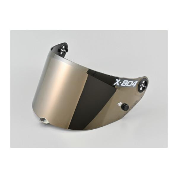 メーカー名： NOLAN(X-Lite) / ノーラン（エックスライト）商品名： シールド XFR-03品番/カラー： 47062/メタルゴールド適合： X-804RS ULTRA CARBONPINLOCK曇り止めシート対応ティアオフシー...