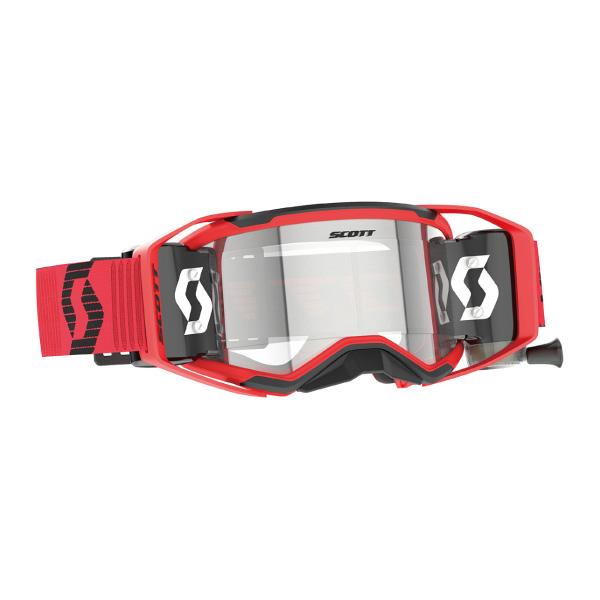 メーカー名： SCOTT / スコット商品名： プロスペクト2.0 WFS ゴーグルカラー： レッド/ブラック/クリアレンズWFSゴーグルは、雨や泥の中でのレースに最適で、WFS50ロールオフシステムを標準装備。泥が飛び散る状況でも広くクリ...