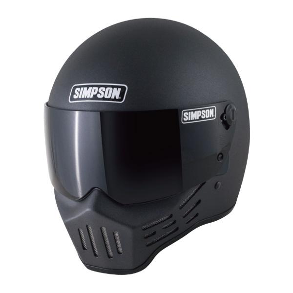 メーカー名： SIMPSON シンプソン商品名： MODEL30 M30シールド： M30用シールド (クリア標準装備)内装： インナーパッド、チークパッド取り外し可能カラー： ストーンブラックサイズ： 57cm、58cm、59cm、60c...