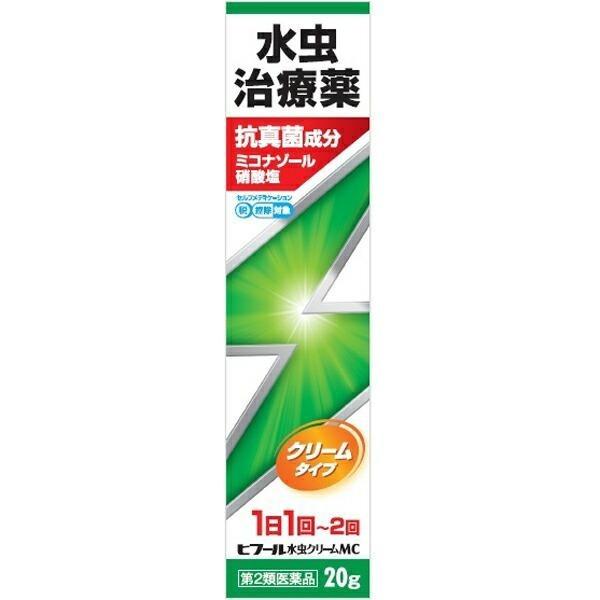 ヒフール水虫クリームMCは、カサカサ・ひび割れを伴う水虫（足白癬）に効く外用薬です。●原因菌をしっかり殺菌ミコナゾール硝酸塩が、水虫の原因菌を殺菌し、症状の元から改善します。●硬い角質をやわらかく尿素配合でガサガサに厚くなった角質を柔らかく...