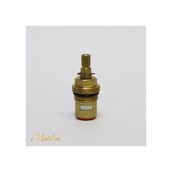 【Matilda】アンティーク水栓マチルダ セラミックバルブBタイプ赤（反時計回り90度／開）メンテナンス部材アンティーク水栓 Matilda（マチルダ） 用のバルブ。セラミク製のバルブです。※マチルダ水栓専用の部品です。※ほかの水栓には使...