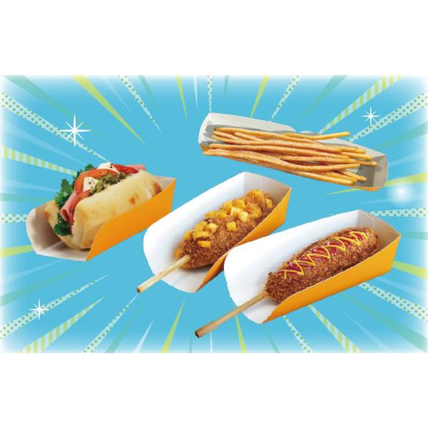 ＜食品用途の紙素材を使用しております/食品を直接入れられます＞一対： 25.63円（税込）100枚×8束＝800入ケース（連結された状態での納品）サイズ：324×55×Ｈ44mm（切り離す前のサイズ）　　　　162×55×Ｈ44mm（切り離...