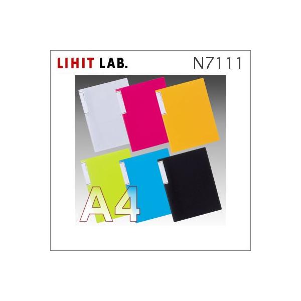 ●TEFFAシリーズ　クリヤーブック（スリムタイプ）品番　：　N-7111 材質　：　表紙／ポリプロピレン（厚0.4mm），ポケット／ポリプロピレン（厚0.04mm）規格　：　A4-S寸法　：　縦306×横238mmポケット数　：　20枚（...