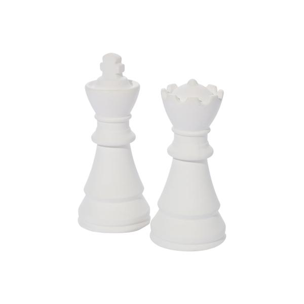 キング＆クイーンが空間に優雅な躍動感をもたらしますチェスの駒「キング」と「クイーン」の形をしたアロマストーンのセットです。珪藻土で出来ているので本体のどこにでもアロマオイルを浸み込ませて使用できます。２個セットになっているので、セットで使っ...