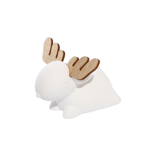 可愛いフォルムと香りに癒される　?トナカイのアロマストーン?トナカイの形をした珪藻土で作られているアロマストーンです。可愛い動物の形をしたアロマストーンはウサギ、トナカイ、ゾウの全３種類。珪藻土で出来ていて、本体の窪みにアロマオイルを浸み込...