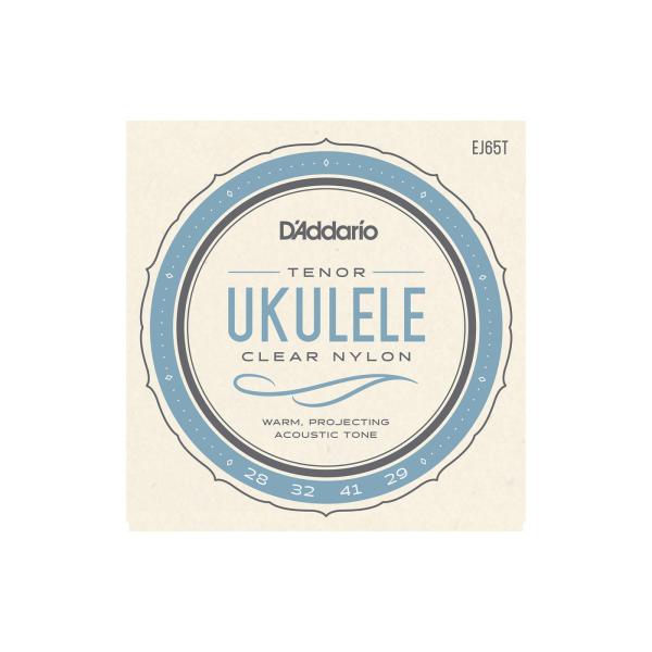 ダダリオのテナー用ウクレレ弦。ゲージはA/.724、E/.831、C/1.041、G/10.3です！