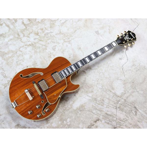 Ibanez Artcore Expressionist AG95K -NTが中古で入荷しました。木目の美しさが際立つアカシア材を使用した目を惹く1本です。小ぶりなボディサイズとやや薄めのネックシェイプで、握りやすく演奏性も抜群。フルアコを...