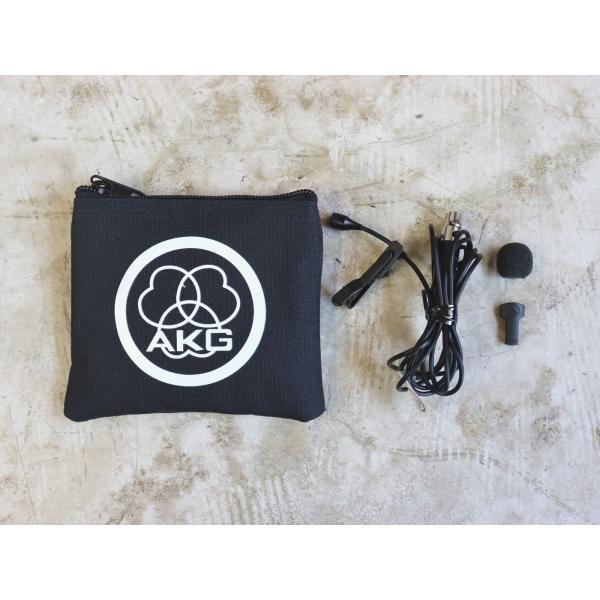 AKG C417L が中古で入荷しました。スピーチや演劇の仕込み用に向いた、無指向性のラベリアマイク。目立った傷はなく音声動作も良好です。専用ポーチ、AKG H41(タイピン)が付属いたします。その他気になる点などございましたらお気軽にお問...