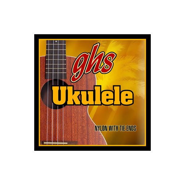 GHS H-10 Hawaiian Ukulele Black Nylon ウクレレ弦ソプラノ、コンサート用ブラックナイロンウクレレ弦です。1st-A：.025 Black Nylon2nd-E：.032 Black Nylon3rd-C：...