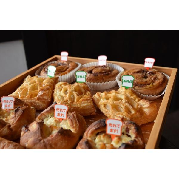 1セット入り数：500枚　 　サイズ　 ：37×24mm（横×縦）　　 材質　　 ：ユポ/PP両面貼り　　 特長　　 ：当店オリジナルデザインの食パンの形をした可愛らしい販促用のピックです。　　　　 　　　 「おすすめ」「新商品」「売れてま...