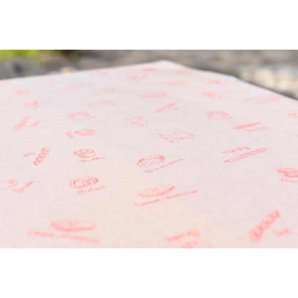 1セット入り数：500枚　 　サイズ　  ：150×150mm（横×縦）　　 材質　　 ：紙　　 特長　　 ：当店オリジナル柄の「Pains」柄が描かれたグラシンシートです。　　　　 　　　  様々なパンの絵が描かれております。　　　　　　...