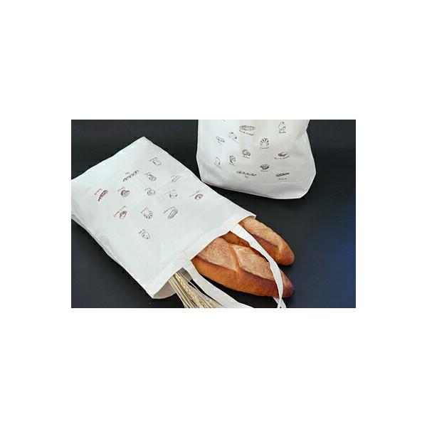 1セット入り数：10枚　 　サイズ　  ：（370＋110）×360mm　　 材質　　 ：綿　　 特長　　 ：様々なパンの絵が描かれた「Pains」柄がデザインされたコットンバッグです。　　　　 　　　  薄めの生地となっておりますので、重...