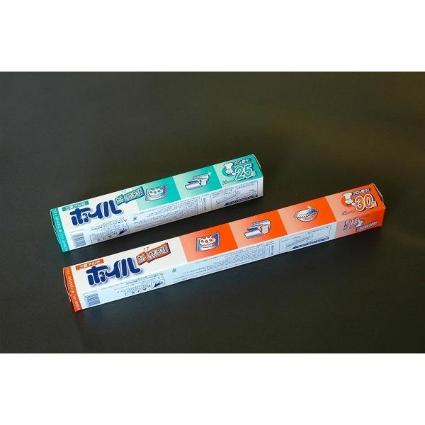 1セット入り数：1本　 　サイズ　 ：45cm×30ｍ　　 材質　　 ：アルミニウム　　 特長　　 ：分別不要な紙製刃でカットしやすいBOX型アルミホイルです。　　　　 　　　 写真下が該当サイズです。　　　　 　　　 酸分や塩分の強い食品...