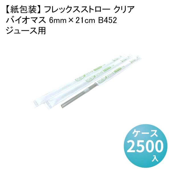 サイズ : 6mm×21cm入数 : 1箱500本入×5箱色柄 : クリア単価(税抜き) : 2.64円材質 : バイオマス25