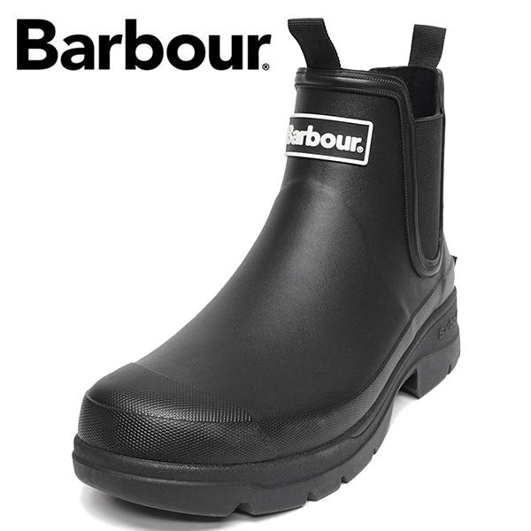 素材：ラバー　色：ブラック　サイズ(UK)：6 (24.5〜25cm)　付属品：箱　バブアー Barbour 靴 メンズ レインブーツ 長靴 サイドゴア レインシューズ 防水 MRF0028 BK11