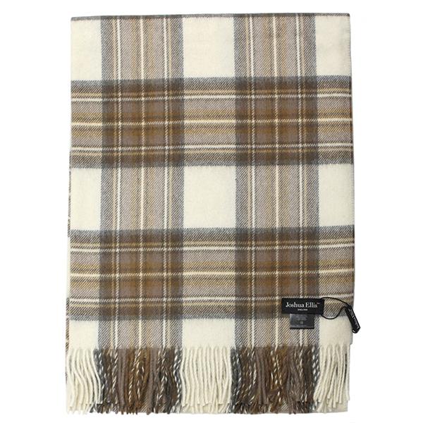 素材：カシミヤ100%　色：NATURAL MACKELLAR (RWC51060)　サイズ：約縦72cm×横192cm×フリンジ7.5cm　付属品：無　