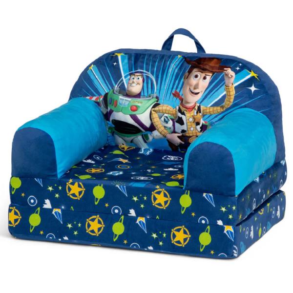 メーカー：Deltaサイズ：ソファ 約 53W×38D×40H　cmベッド 約 53W×76D×33H　cm重さ：約 3.2kg耐荷重：45kg安全基準：ASTM/CPSC/GREENGUARD Gold Certifiedキッズ用ミニソフ...