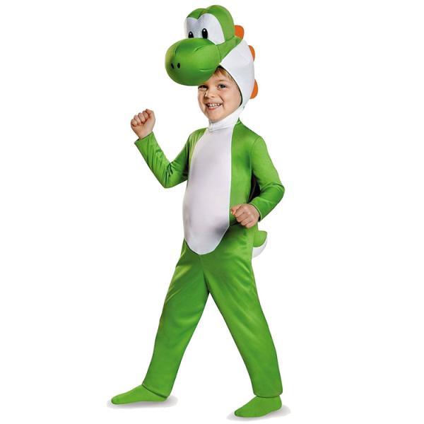 メーカー：Disguiseサイズ：3T-4T素材：100%ポリエステルセット内容：ジャンプスーツ(尻尾付き)、甲羅、ヘッドピース※モデル着用のその他衣装は含まれません。 仕様：ニンテンドー(TM)米国版ライセンス商品ファスナー無し、背中にマ...