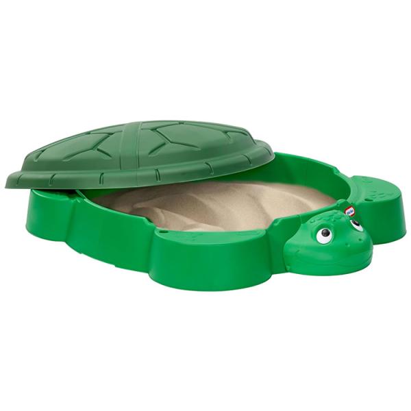 メーカー：Littletikesサイズ(約)：98.4L×109.9W×30.5H cm重さ(約)：5.04kg対象年齢：1歳から(メーカー参照)仕様：フタ付きで猫などから砂を守ります。　　・イスにもなるツメ部分。　　・砂容量：最大68kg...