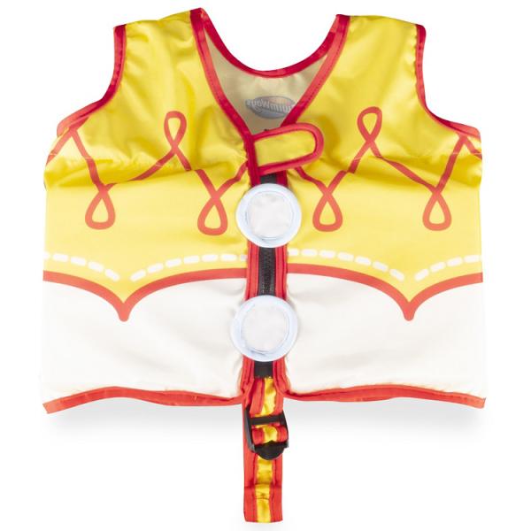 メーカー：SWIMWAYSサイズ(約)：着丈30m　対象年齢：2歳から4歳頃(メーカー参照)大人気「トイ・ストーリー」のジェシーになりきりフローティングベスト！ジップアップのシンプル脱着股下ベルトで抜け落ち防止で安全性UPF30+※本製品は...
