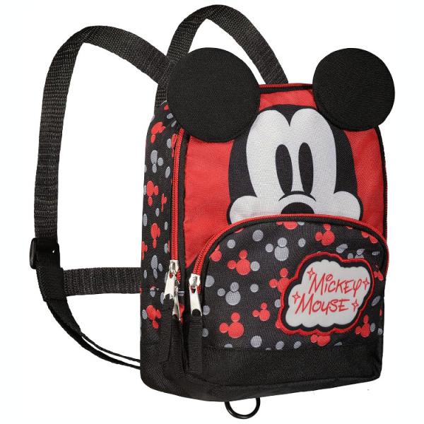 サイズ：約 H24×W19×L8cm対象：〜幼稚園 頃ハーネス付きリュックサック。ショルダーの長さは調節できます。ショルダー部分には、ずれ落ち防止のフロント留め具付き。親御さんと繋ぐハーネスは取り外しが出来、リュックのみとしてもご利用頂けま...