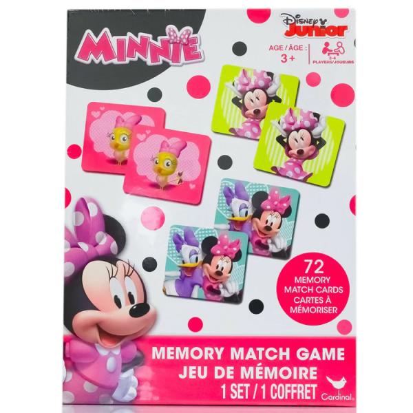 パッケージサイズ：20W×26.5H×4.5D cm カードサイズ：5.6W×5H　cmディズニー ミニーマウス の 神経衰弱 カードゲーム。裏返して2枚でペアを作って遊びます。1人は勿論、2〜4人での対戦が楽しめます。ペア合わせゲーム、集...