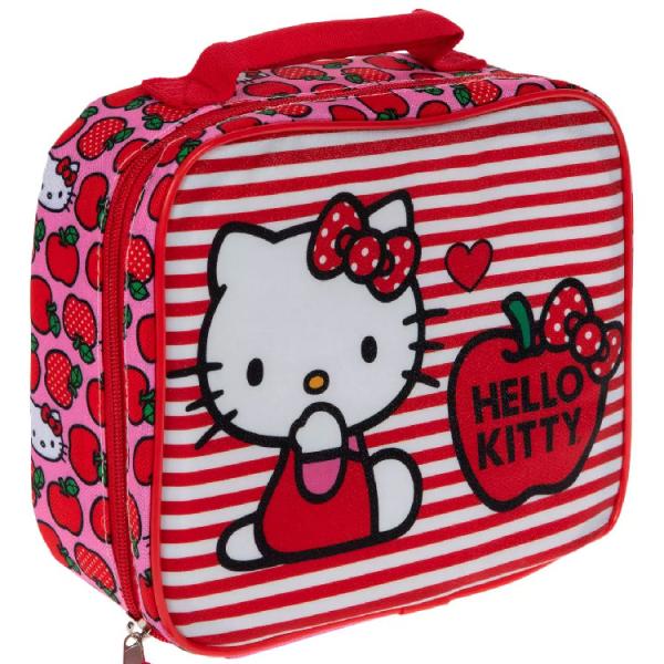 キャラクター：ハローキティサイズ：約 W240×H190×D85 mm対象：幼児~大人キャンバス地に内側はナイロンコーティングと長く愛用が出来お手入れも簡単子供用にはオムツバッグとして、保育園や幼稚園の通園バッグにおすすめです。大人用として...