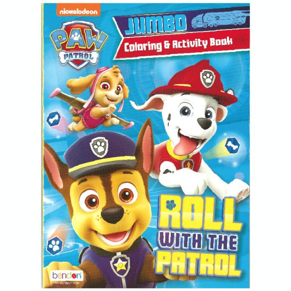 サイズ(約)：197W×274H ｍｍ枚数：32枚(両面プリント64P) / 全編英語紙質：再生紙/ざらざらの混合紙パウパトの塗り絵！塗り絵以外にも遊べるアクティビティがいっぱい！英語の勉強も出来る！【備考】※こちらの商品はゆうパケット「ポ...