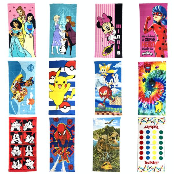 プールや海、川など水辺のレジャーに大判のビーチタオル。ビーチマットにしても可愛いデザインです。【備考】・ラッピング可(ラッピングバッグを商品と一緒にご購入下さい。)・製造上のキズや塗装剥がれ等や輸送時のパッケージへのダメージが見受けられる場...