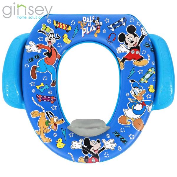 メーカー：Ginseyサイズ(約)：30L×27W cm取付けできる便座の内寸：約24.5L×20W対象年齢：1歳半頃から6歳頃まで※返品・交換は衛生の関係上、一切不可。便座に置くだけ、とっても簡単ビニールコーティングされて、シートは取り外...