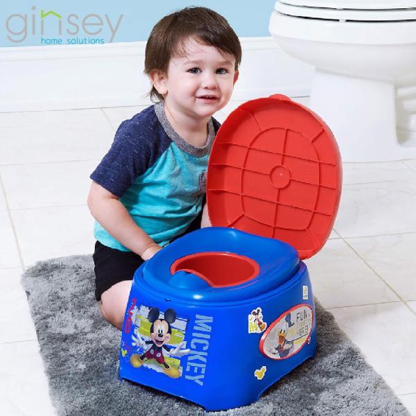 メーカー：Ginseyサイズ(約)：27W×34D×21H cm取付けできる便座の内寸：約24.5L×20W対象： 1歳半頃から90kgまで※返品・交換は衛生の関係上、一切不可。成長に合わせて3通り使える「3 in 1 ポッティシステム」便...