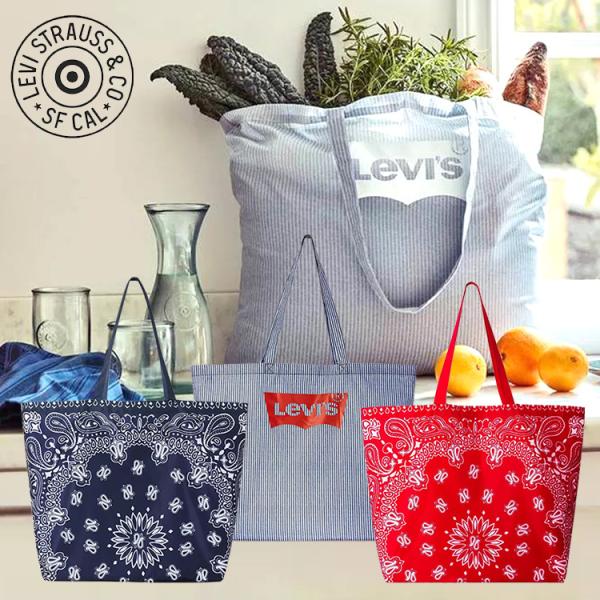 メーカー：Levi's x Targetサイズ(約)：60L×13W×42H cm / 収納時：約14 x 14 cm持ち運びに便利なダブルハンドル（肩から本体までの長さは、30.5cm）リーバイスブランドのアイコニックなストライプやバンダ...