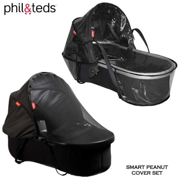 メーカー：Phil＆Teds対応モデル：phil＆teds smart peanut 専用セット内容：レインカバー / UVカットメッシュカバー【備考】・製造上のキズや塗装剥がれ等や輸送時のパッケージへのダメージが見受けられる場合がございま...