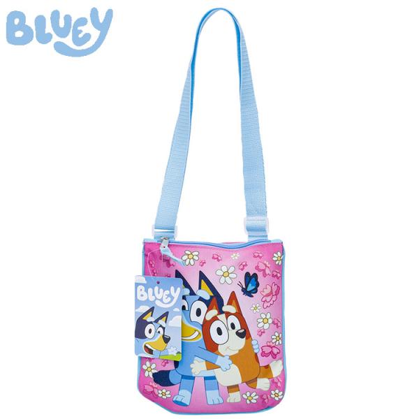 サイズ(約)：約H220mm×W190mm×DマチなしBLUEY ブルーイの可愛いグッズコスメや小物をしっかり収納できる小さなボディバッグショルダー調節可 63cm-115cm【備考】※こちらの商品は・ゆうパケット「【送料無料】 ポストイン...