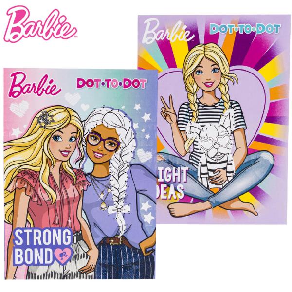 キャラクター：Barbie対象年齢：3歳以上(メーカー参照)サイズ：A4紙質：再生紙/ざらざらの混合紙大人気の大人も楽しめるぬりえ1.2.3...と順番に線を引いて絵を完成させる点つなぎのぬりえ。【備考】※こちらの商品は・ゆうパケット「【送...