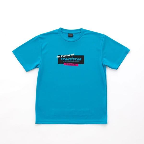 【商品名】半袖ドライTシャツ SLOGAN メンズ レディース ユニセックス ハンドボール ハンド 半袖Tシャツ Tシャツ 半袖シャツ プラクティスウェア トップス【カラー】TURQUOISE【素材】ポリエステル(ドライ)100%【サイズ】...