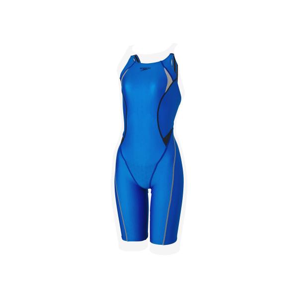 【商品名】フレックスシグマカイジュニアオープンバックニースキン（ジュニア／ガールズ／WA（FINA：国際水泳連盟）承認）FLEX Σχ Junior Openback Kneeskin【カラー】UKウルトラブルー×ブラック【サイズ】120/...