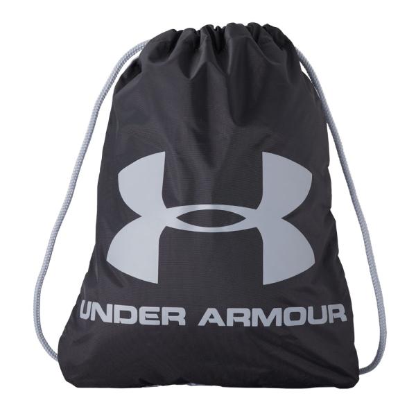【商品名】UA OZSEE SACKPACKUAオージーシー サックパック 12L（トレーニング/UNISEX）【カラー】009 Black /  / Steel【生産国】Vietnam【素材】ポリエステル、ナイロン【特長】耐久性に優れた素...