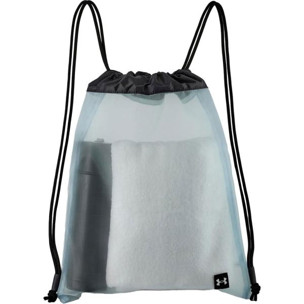 【商品名】UA MESH POOL SACKPACKUAメッシュ プール サックパック【カラー】494Stream【サイズ】W31cm×H40cm容量　1.2L【素材】ナイロン100%【特徴】張りのあるメッシュを採用。ウーブンラベルロゴ。S...
