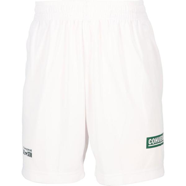 コンバースのバスパン。合わせやすいシンプルロゴ。柔らかな肌触りに吸汗速乾を兼ね揃えたスポーツ向けアイテム。吸汗・速乾股上26cm、股下21cm(Lサイズ)ホワイトS、M、L、O、XOバスケ ばすけ バスケットボール スポーツ  バスケ練習着...