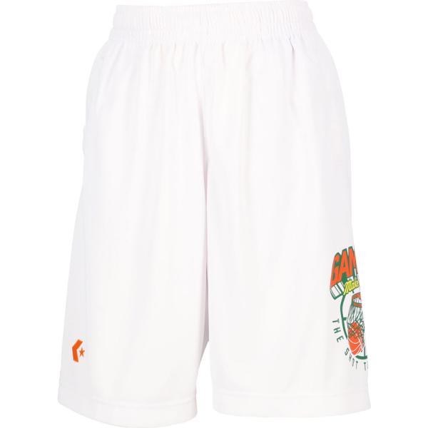 【商品名】Jr.プラクティスパンツ(ポケット付き) ジュニア キッズ 子ども バスケットボール バスケ ミニバス パンツ プラクティスパンツ バスパン ・コンバースのジュニアバスパン。・カレッジロゴをイメージするグラフィック。・柔らかな肌触...