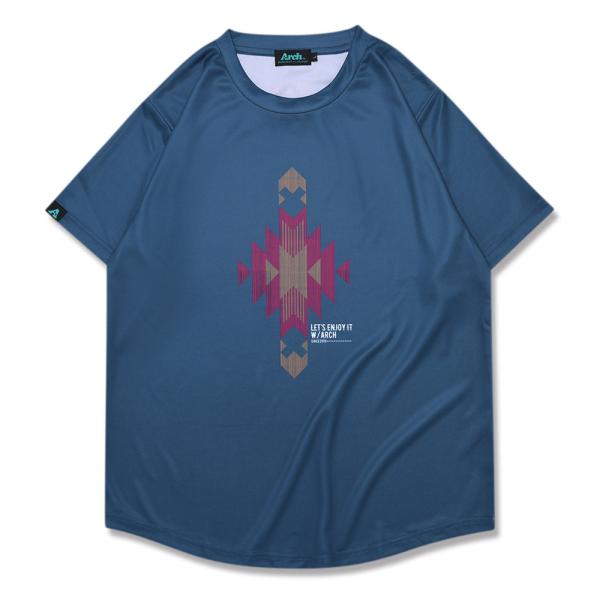【商品名】Arch native pattern tee DRY メンズ バスケットボール 半袖Tシャツ トップス・ネイティブ・アメリカンの伝統的なファッションや織物の模様から着想を得たデザインのDRY-Tシャツ。・さまざまな図柄とカラーが...