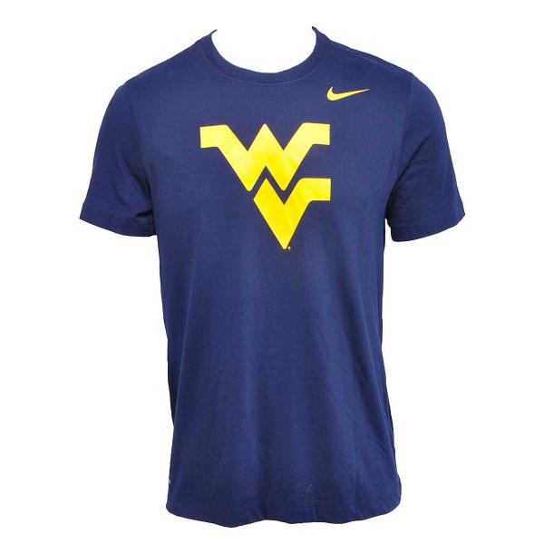 【商品名】DFCT LOGO TEE West Verginia ウエストバージニア Tシャツ メンズ バスケットボール バスケ 半袖Tシャツ Tシャツ 半袖シャツ トップス・クラシックな大学スタイルの半袖クルーネックパフォーマンスTシャツ...