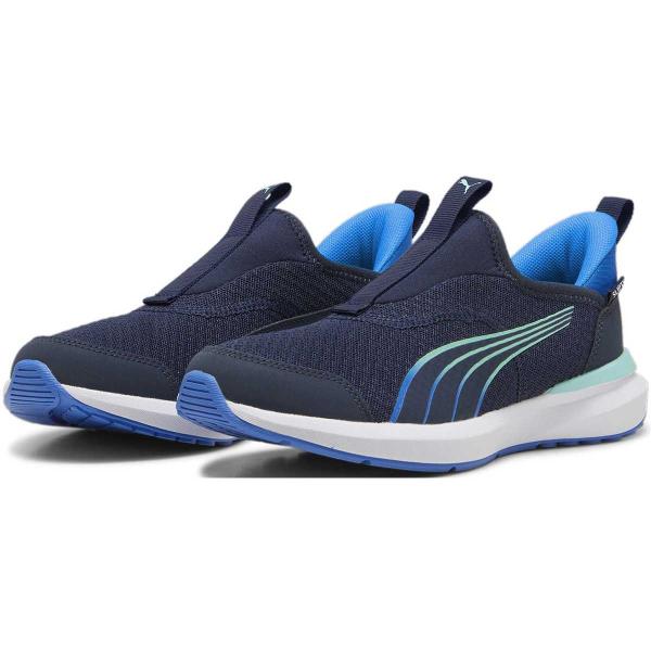 画期的なEase Inテクノロジーにより、片手で履けるスリッポン シューズ、Kruz ProFoam Ease。冒険が大好きでアクティブなお子様のために一日中快適な ProFoam ミッドソールを採用しています。・ProFoam/クッション...