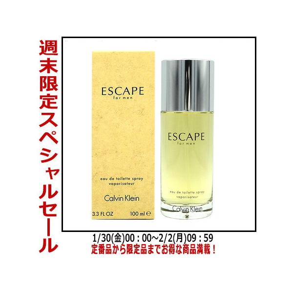 カルバン クライン CALVIN KLEIN エスケープ　フォーメン EDT SP 100mlfor men柑橘系の爽やかなトップから、落ち着きのある白樺の葉やサンダルウッドに変化していきます。エスケープよりも甘さ控えめで軽い香り。トップノ...