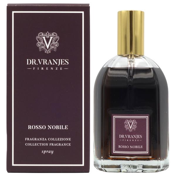 ドットール・ヴラニエス　Dr. Vranjes　スプレー ロッソ ノービレ(Rosso Nobile)　100mlロッソ ノービレの香りのルームスプレー。玄関、バスルーム、リビングルームなどにどうぞ。