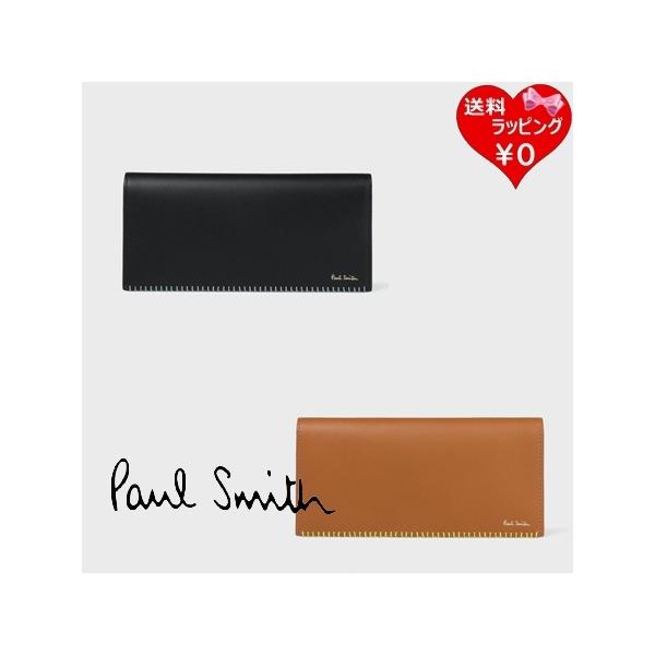 ■説明文【ハンドステッチ】ポール・スミスのスーツに施されている手縫いの技法からインスピレーションを得た、ステッチワークが特徴的な長財布。クラフト感の強い手縫いのステッチワークをポイントに、上品な艶のスムースレザーとシンプルですっきりとしたデ...