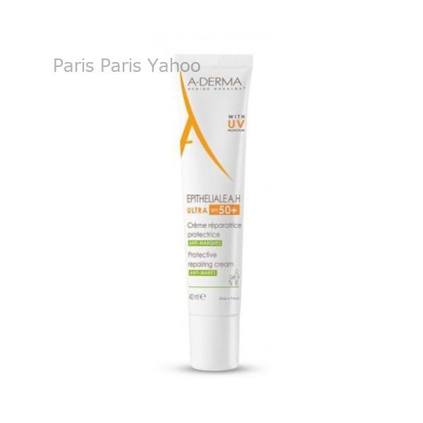 A-DERMA エピザリアルAH ウルトラプロテクト リペアクリーム SPF50 40mlは、肌にうるおいを与え、明るい印象の肌へ導く保護クリームです。紫外線から肌を守るSPF50の機能を備え、日中の外出時に最適です。無香料でマイルドな使用...