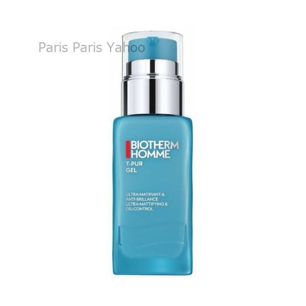 Biotherm Tピュール マット&amp;オイルコントロール ジェル HOMME T-PUR Gel Ultra matifiant &amp; anti brillance 50mlは、余分な皮脂を瞬時に吸収し、マットな肌を保つための...
